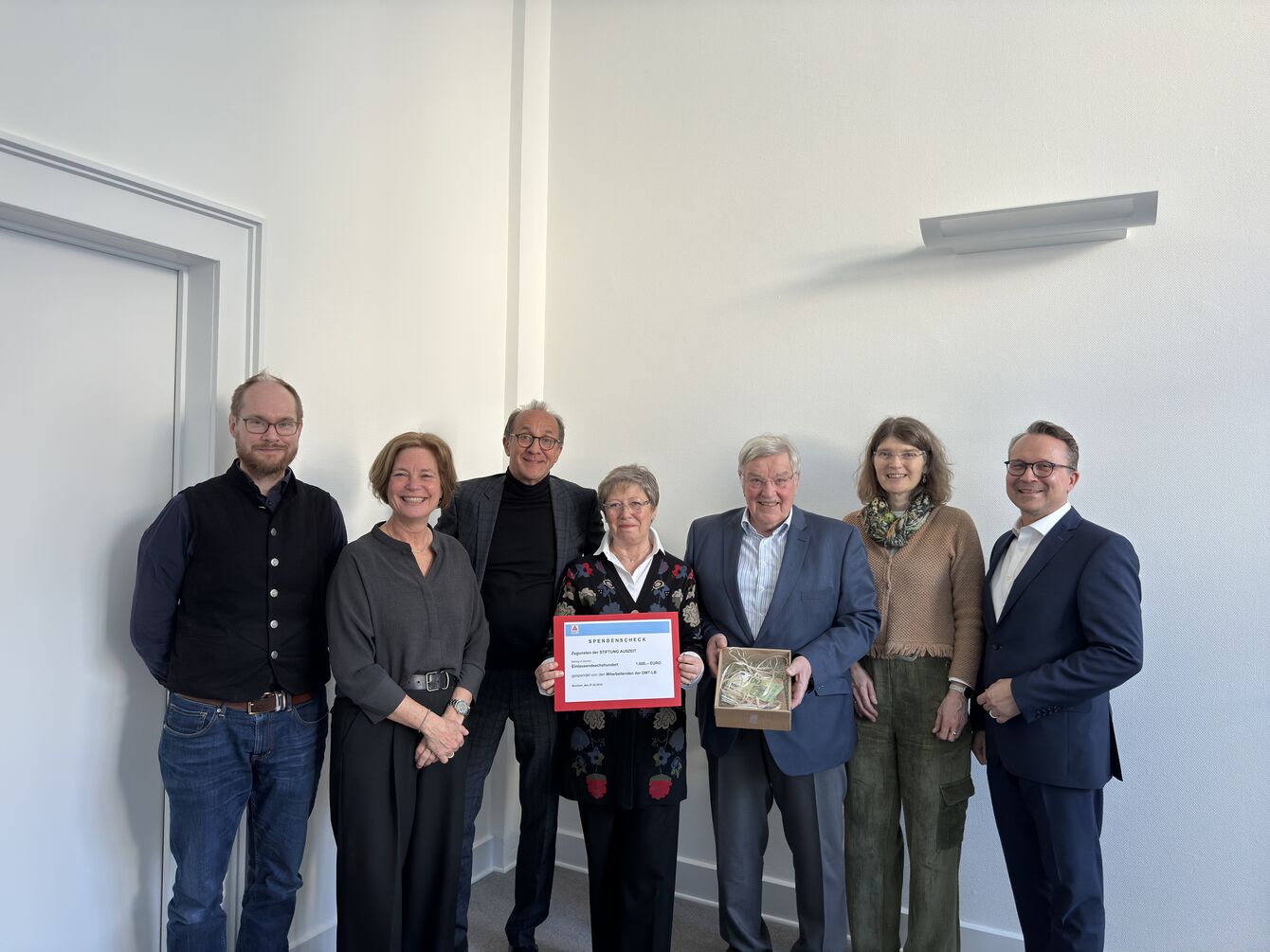 Unsere Spende für die Stiftung Auszeit - TH Georg Agricola